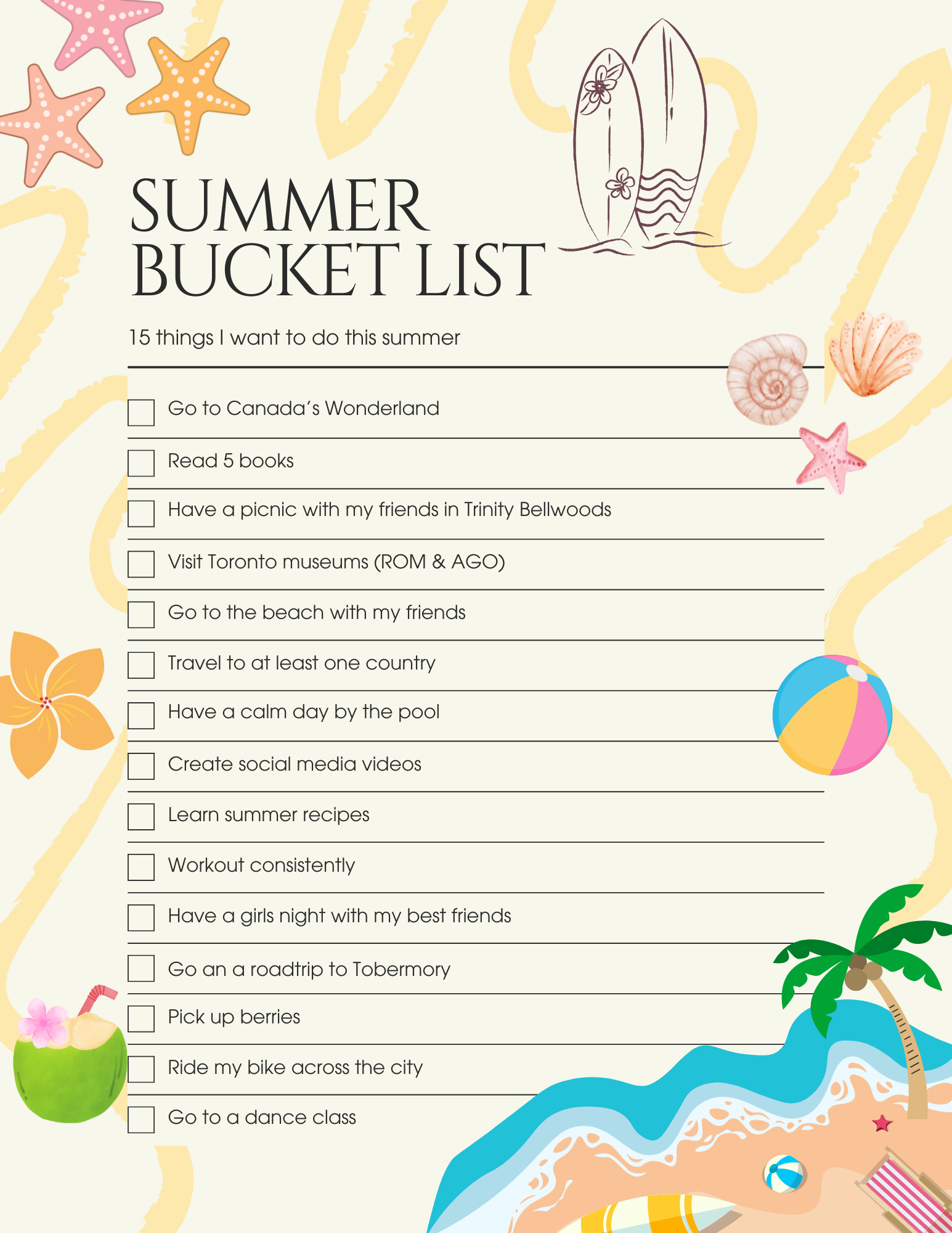 Summer bucket list 101 | IGNITE